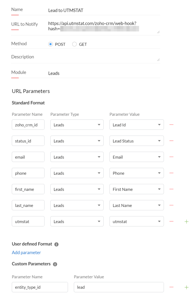 Как подключить Zoho CRM | Сквозная аналитика UTMSTAT